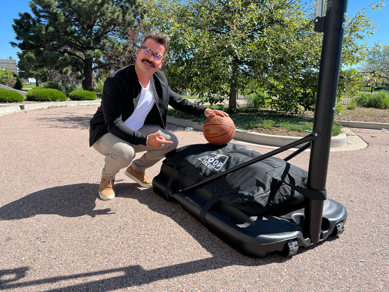 HOOP SECURE - Full Size/ Black / Twin Logo